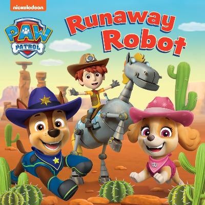 PAW PATROL RUNAWAY ROBOT BOARD BOOK by Paw Patrol | Paper Plus