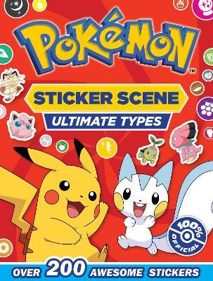 POKÉMON ULTIMATE TYPES STICKER SCENE by Pokemon | Paper Plus