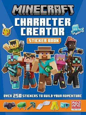 Minecraft Character Creator Sticker Book by Mojang AB | Paper Plus