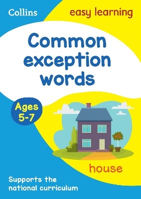 Common exception words Activity book Ages 5-7 by Collins Easy Learning ...