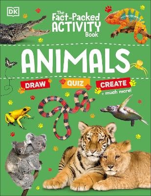 The Fact-Packed Activity Book: Animals by DK | Paper Plus