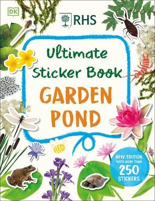 RHS Ultimate Sticker Book Garden Pond by DK | Paper Plus