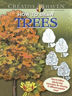 Creative Haven How to Draw Trees by Marty Noble | Paper Plus
