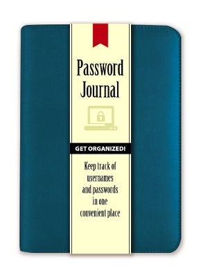 Password Journal: Caribbean Blue by Dover Publications Inc | Paper Plus