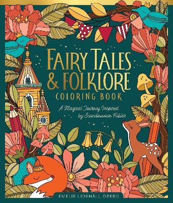 Fairy Tales & Folklore Coloring Book by Emelie Lidehäll Öberg | Paper Plus