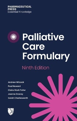Palliative Care Formulary (PCF 9) by | Paper Plus