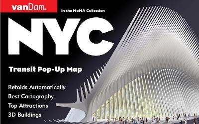 NYC Transit Unfolds Pop-Up Map by Vandam by Stephan Van Dam | Paper Plus