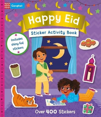 Happy Eid Sticker Activity Book by Campbell Books | Paper Plus
