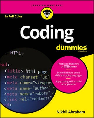 Coding For Dummies by Nikhil Abraham | Paper Plus