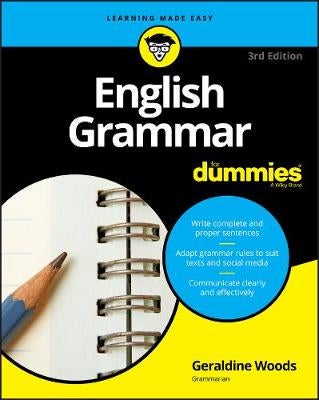 English Grammar For Dummies by Geraldine Woods | Paper Plus