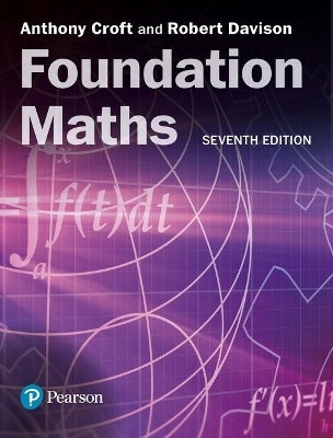 Foundation Maths by Anthony Croft, Robert Davison | Paper Plus