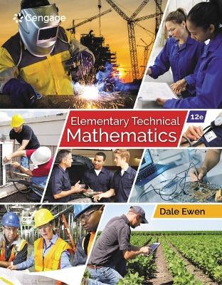 Student Solutions Manual for Ewen's Elementary Technical Mathematics ...