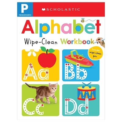 Pre-K Alphabet Wipe-Clean Workbook: Scholastic Early Learners (Wipe ...