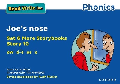 Read Write Inc. Phonics: Joe's nose (Blue Set 6A Storybook 10) by Liz ...
