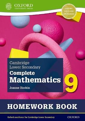 Cambridge Lower Secondary Complete Mathematics 9: Homework Book - Pack ...