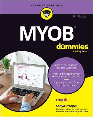 MYOB For Dummies by Sonya Prosper | Paper Plus
