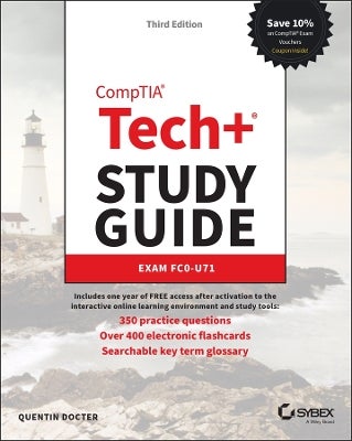 CompTIA Tech+ Study Guide by Quentin Docter | Paper Plus