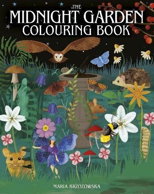 The Midnight Garden Colouring Book by Maria Brzozowska | Paper Plus