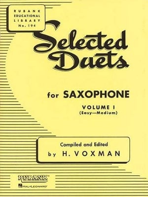 Selected Duets for Saxophone Vol. 1 by | Paper Plus
