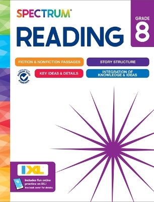 Spectrum Reading Workbook, Grade 8 by | Paper Plus