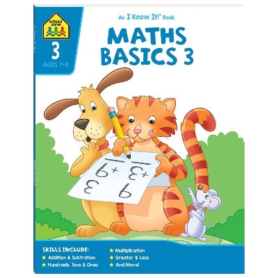 School Zone I Know It! Maths Basics 3 by Hinkler Pty Ltd | Paper Plus