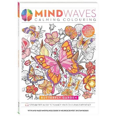 Mindwaves Calming Colouring Butterfly by Hinkler Pty Ltd | Paper Plus