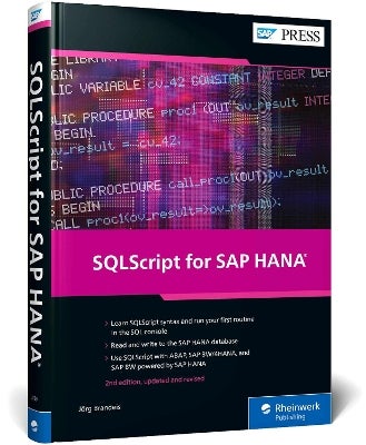 SQLScript for SAP HANA by Joerg Brandeis | Paper Plus