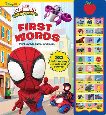 Apple Spidey & His Amazing Friends First Words by P I Kids | Paper Plus