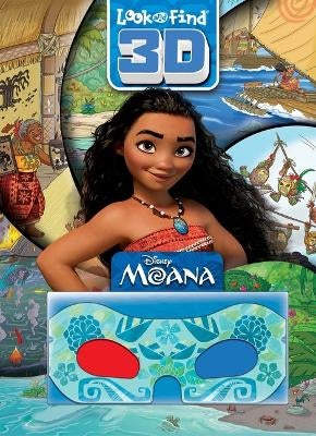 Disney Moana Look And Find 3D by P I Kids | Paper Plus