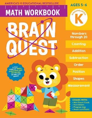 Brain Quest Math Workbook: Kindergarten by Workman Publishing | Paper Plus
