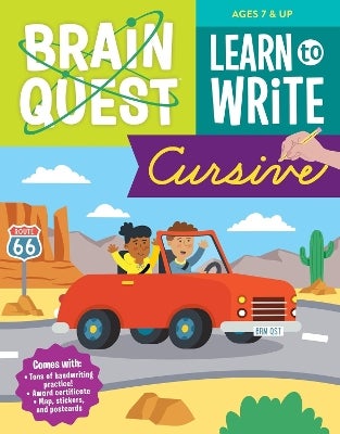 Brain Quest Learn to Write Cursive by Workman Publishing | Paper Plus