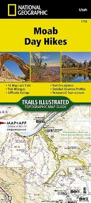 Moab Day Hikes Map Guide by National Geographic Maps | Paper Plus