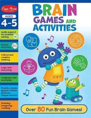 Brain Games and Activities, Ages 4-5 by Evan-Moor Educational ...