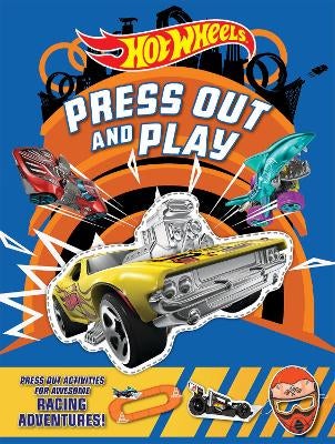 Hot Wheels: Press Out and Play by Scholastic Australia Pty Ltd | Paper Plus
