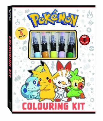 Pokemon: Adult Colouring Kit by Scholastic Australia Pty Ltd | Paper Plus