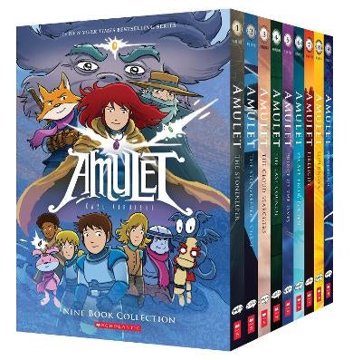 Amulet: Nine Book Collection by Kazu Kibuishi | Paper Plus