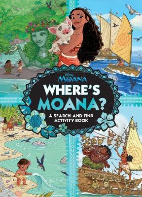 Where's Moana?: A Search-and-Find Activity Book by Disney | Paper Plus