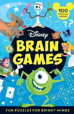 Disney Brain Games: Fun Puzzles For Bright Minds by Disney | Paper Plus