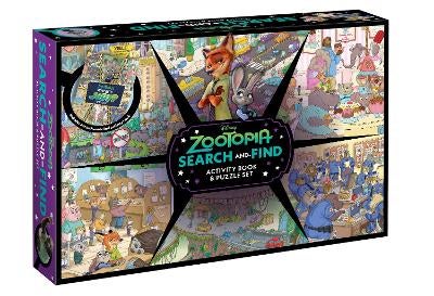 Zootopia: Search-and-Find Activity Book and Puzzle Set (Disney: 200 ...