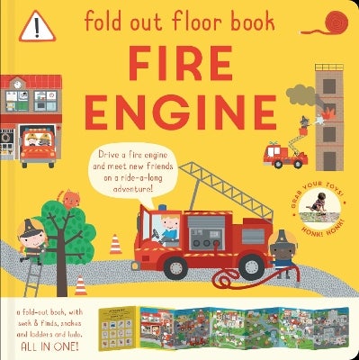 Fold out floor- Fire Engine by | Paper Plus
