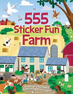 555 Sticker Fun - Farm Activity Book by Joshua George | Paper Plus