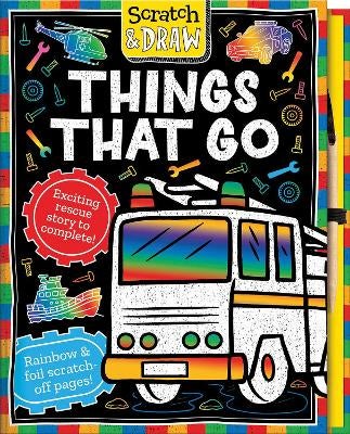Scratch and Draw Things that Go by Lisa Regan | Paper Plus