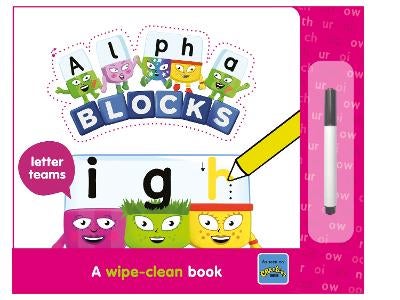 Alphablocks Letter Teams: A Wipe-Clean Book by Alphablocks, Sweet ...
