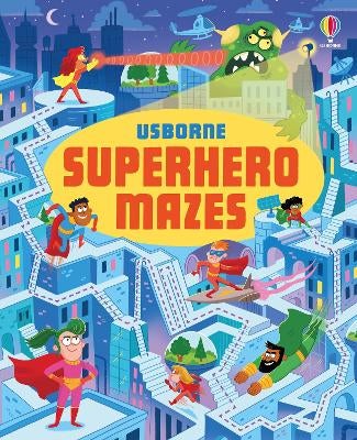 Superhero Mazes by Sam Smith | Paper Plus