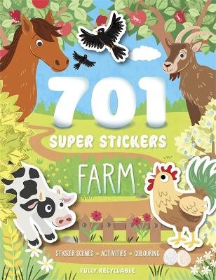 701 Super Stickers Farm by Igloo Books Ltd | Paper Plus