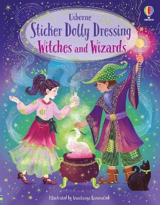 Sticker Dolly Dressing Witches and Wizards by Fiona Watt | Paper Plus