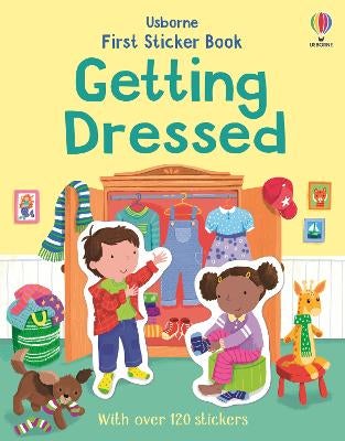 First Sticker Book Getting Dressed by Jessica Greenwell | Paper Plus