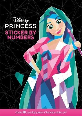 Disney Princess: Sticker By Numbers by Walt Disney | Paper Plus