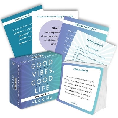 Good Vibes, Good Life Calendar 2026 | Paper Plus