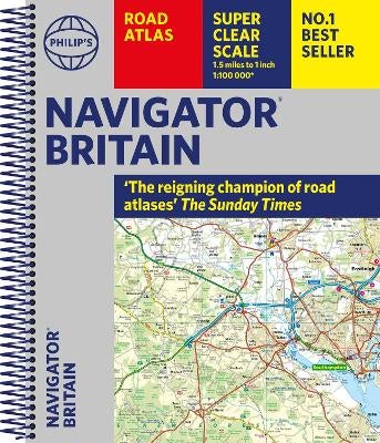 Philip's Navigator Britain: Spiral by Philip's Maps | Paper Plus